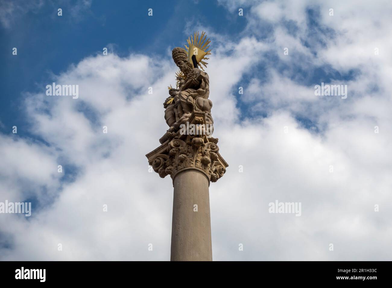 The Plague Pillar, also known as Pillar of the Most Holy Trinity, built ...