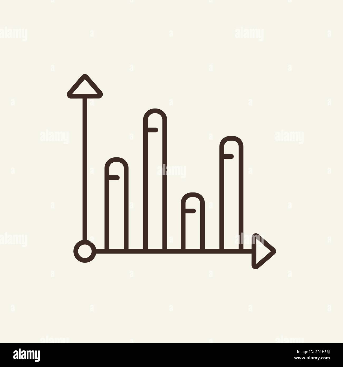 Financial chart two arrows Stock Vector Images - Alamy