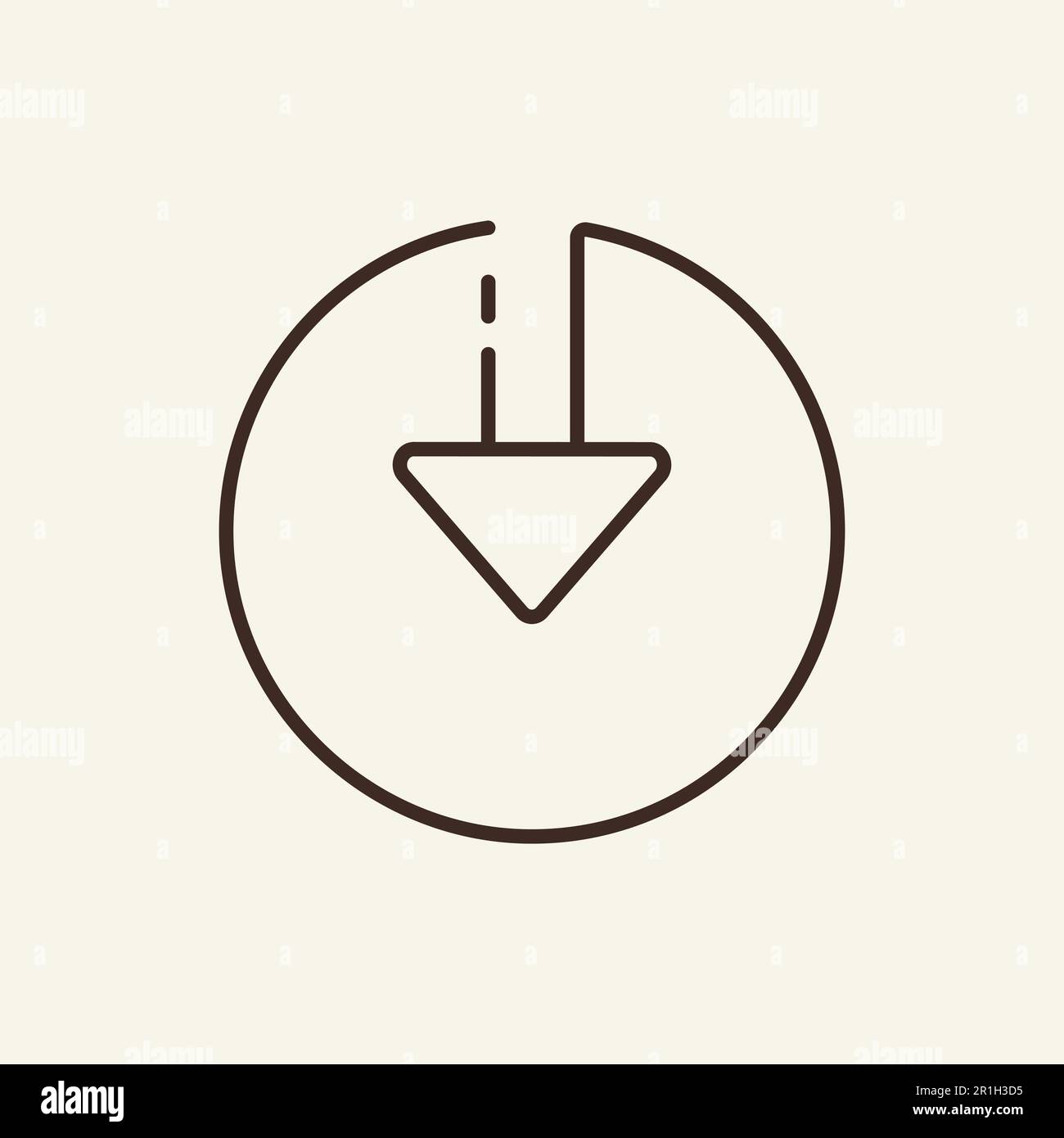 Increasing circle Stock Vector Images - Alamy