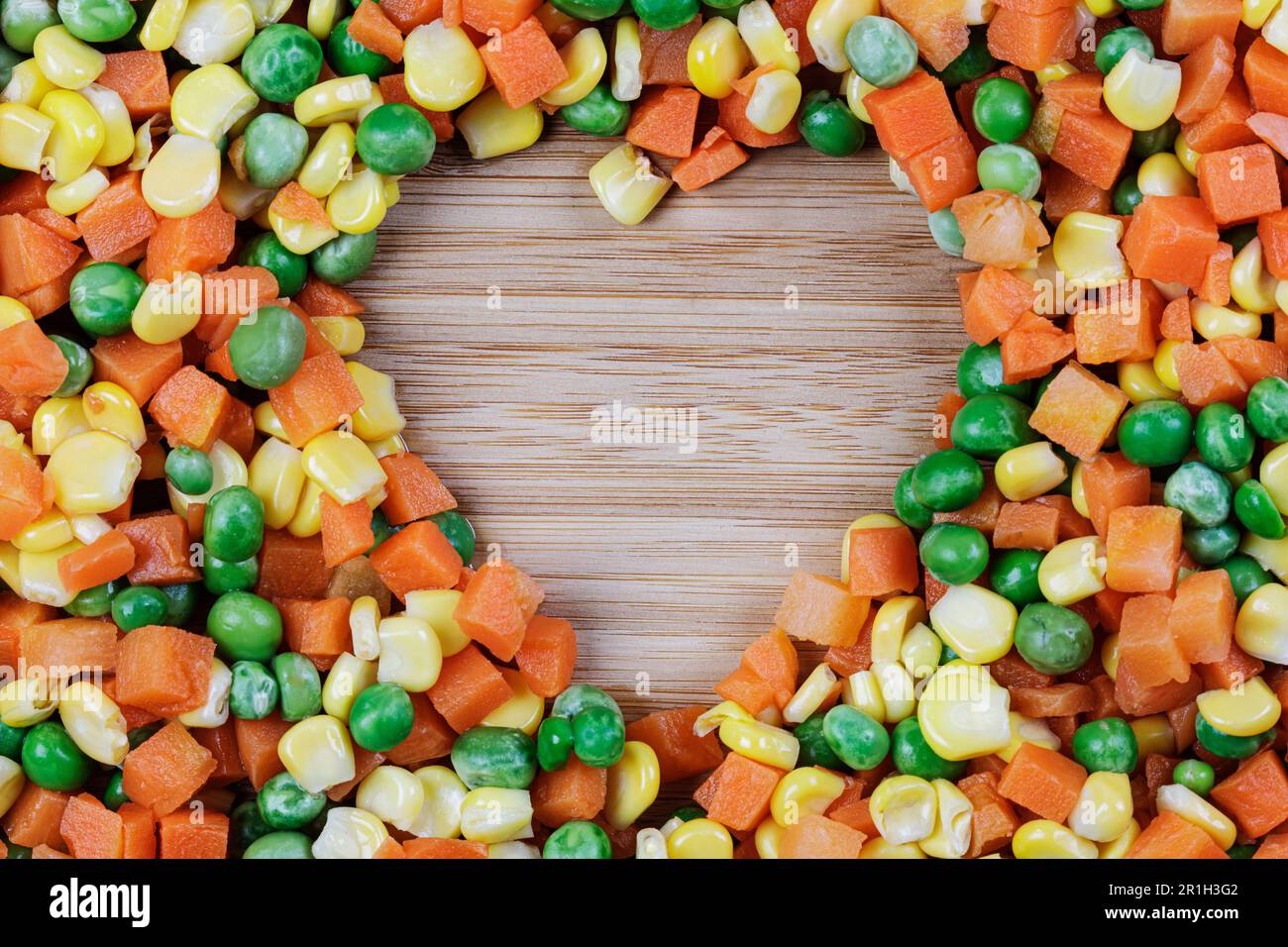 Heart made out of Mixed Vegetables to illustrate the health benefit of ...