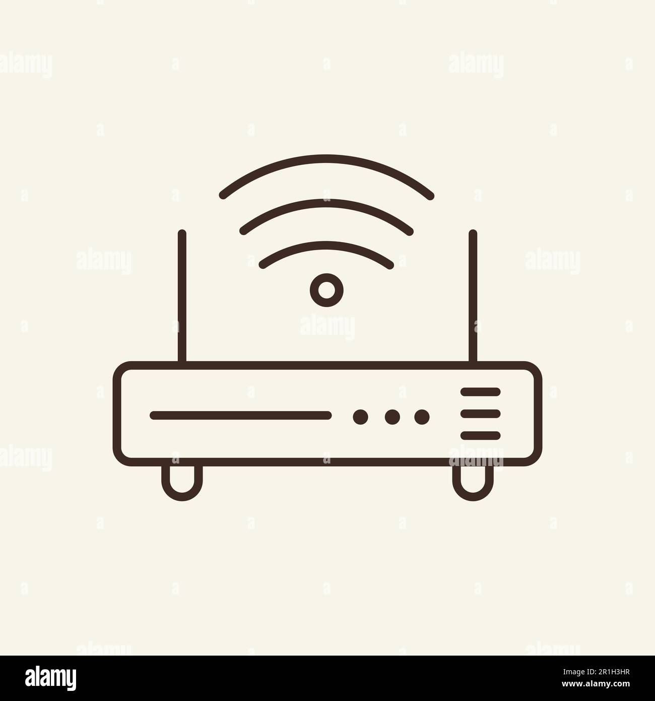 Wireless router apartment hi-res stock photography and images - Alamy