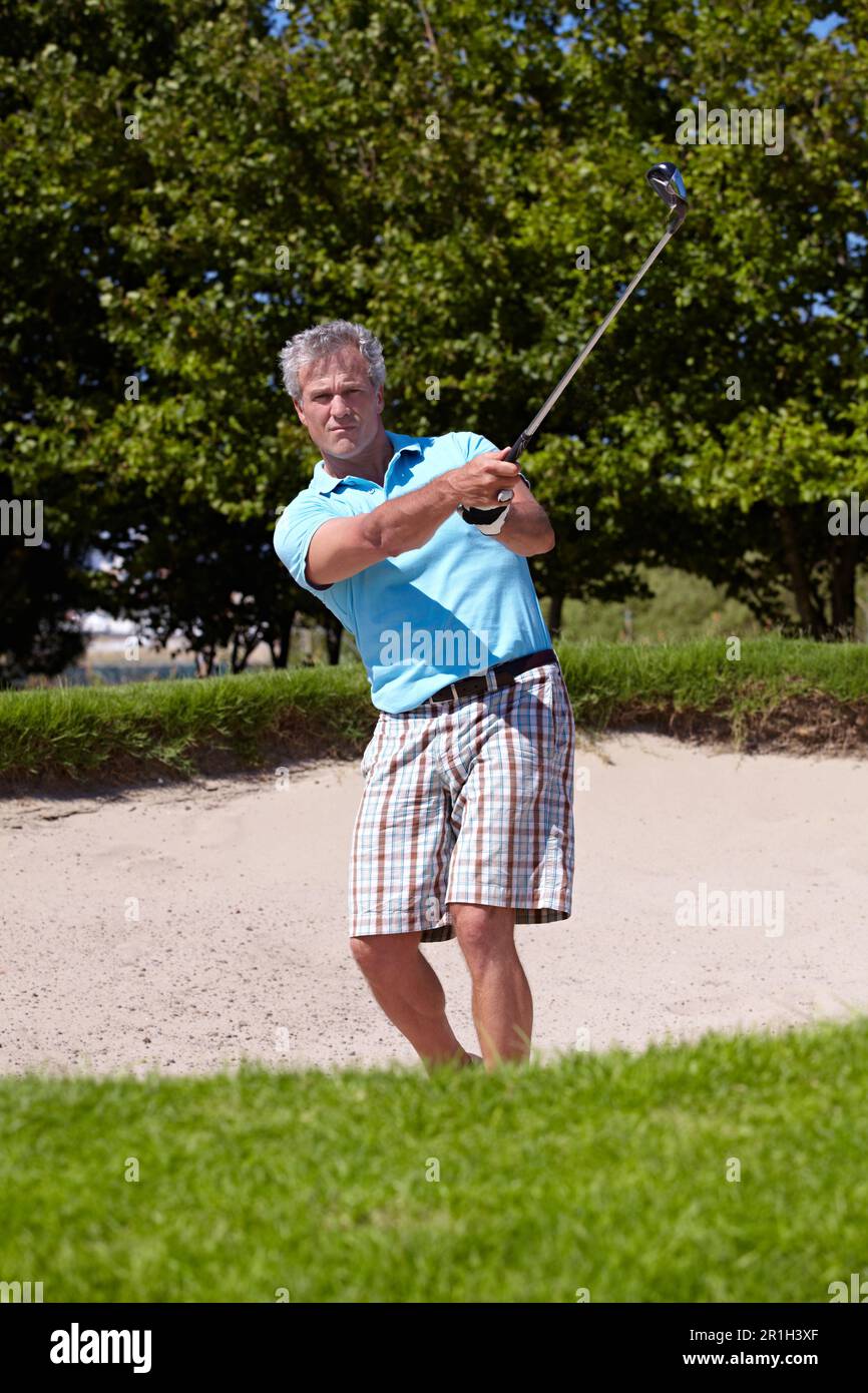 Golfing old man hi-res stock photography and images - Alamy