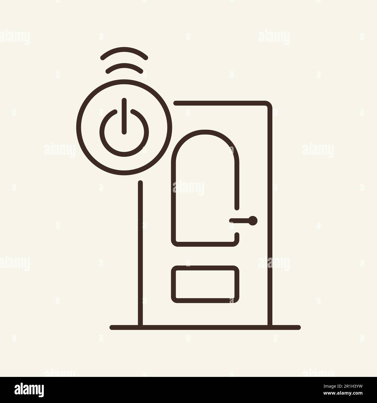 Remote locking system Stock Vector Images - Alamy