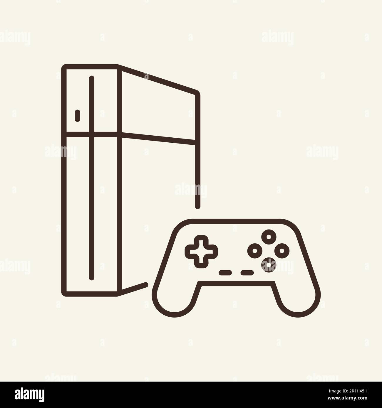 Controller game vr device Stock Vector Images - Alamy