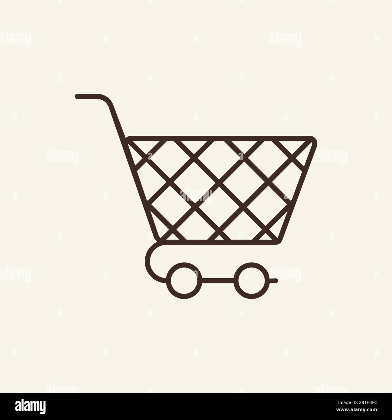 Shopping cart line icon Stock Vector Image & Art - Alamy