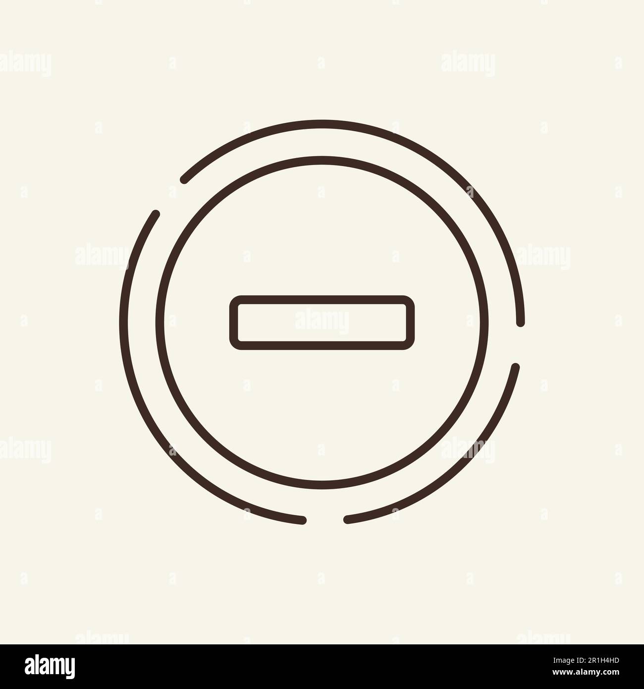 No entry line icon Stock Vector Image & Art - Alamy