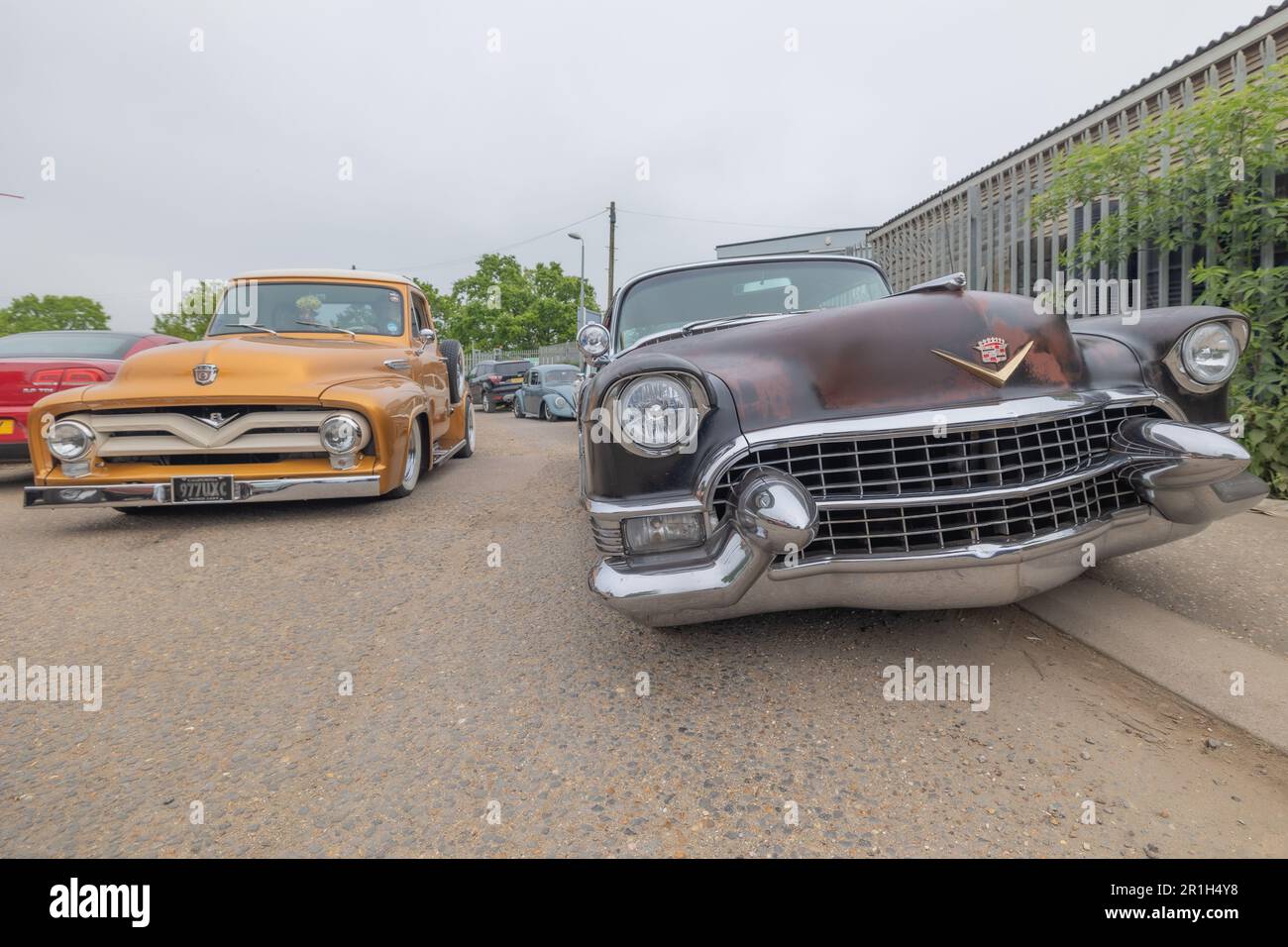 Rayleigh, UK. 14th May, 2023. Farm Fresh Garage hold their first show ...