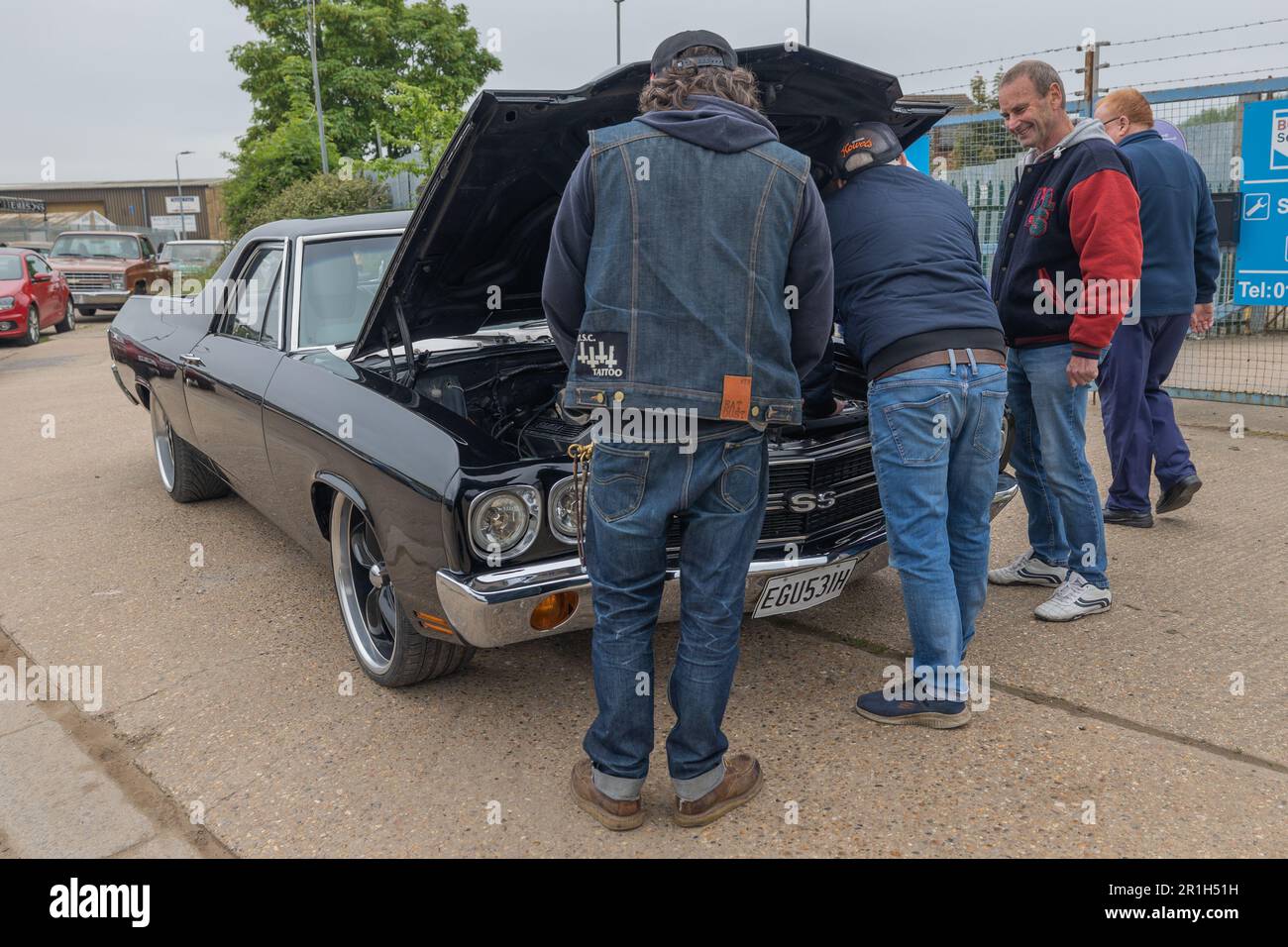 Rayleigh, UK. 14th May, 2023. Farm Fresh Garage hold their first show ...