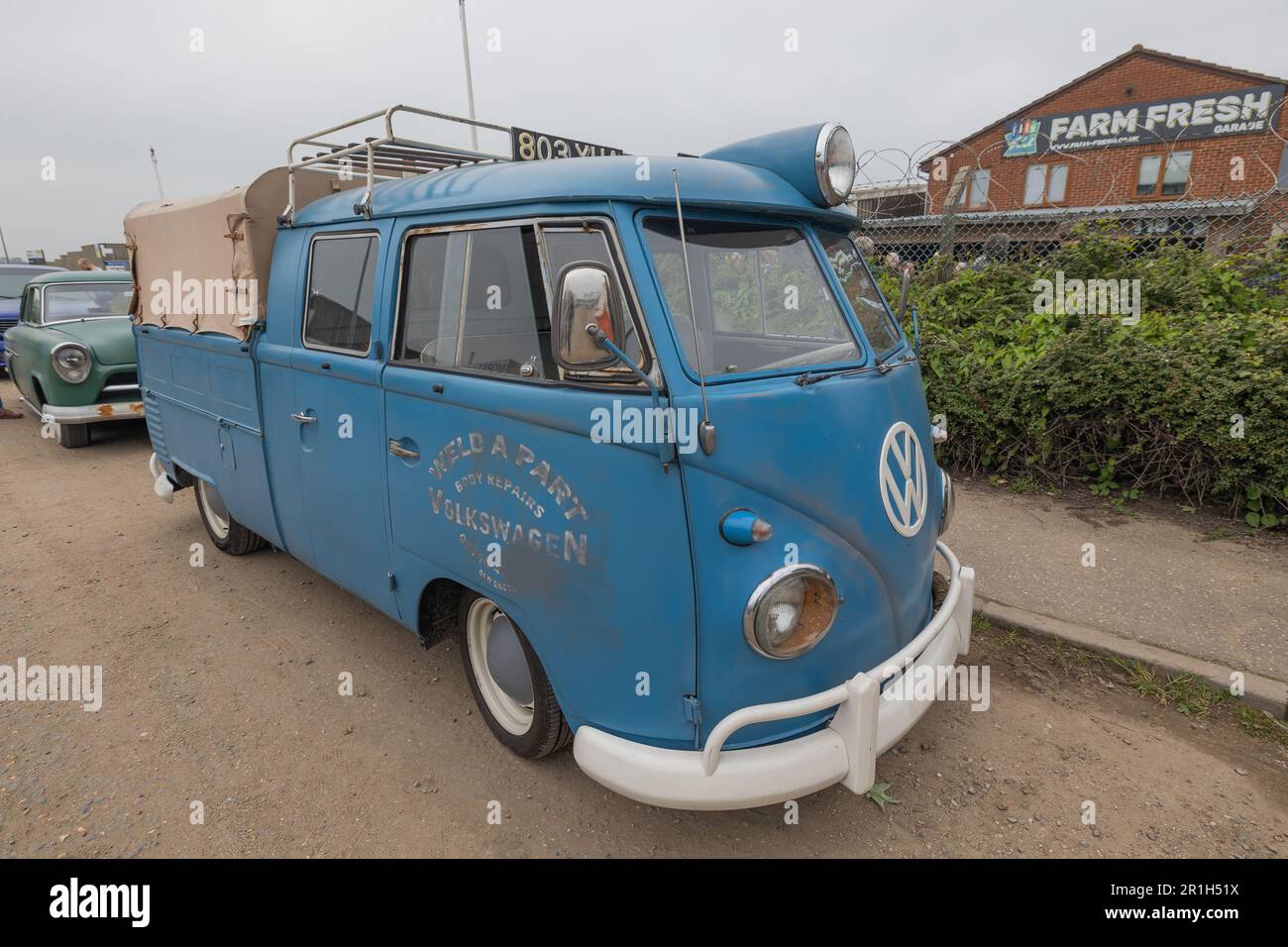 Rayleigh, UK. 14th May, 2023. Farm Fresh Garage hold their first show ...