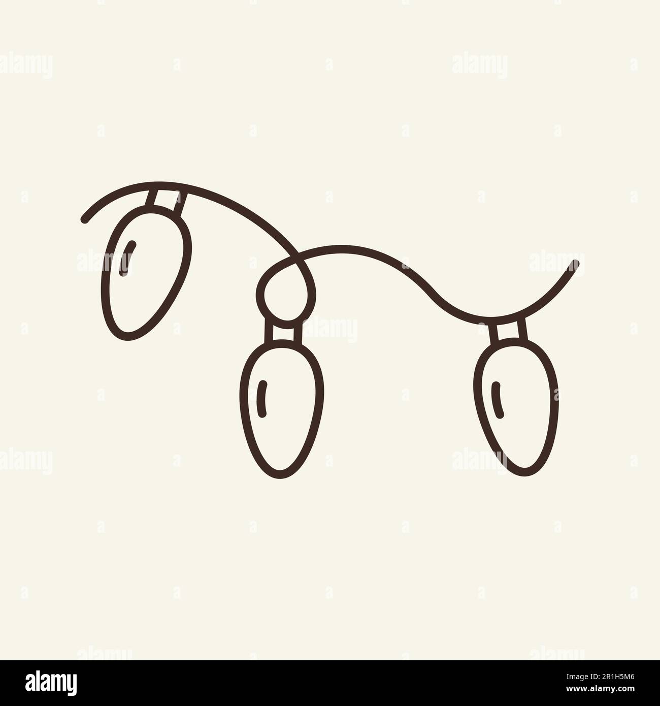 Line garland hi-res stock photography and images - Alamy