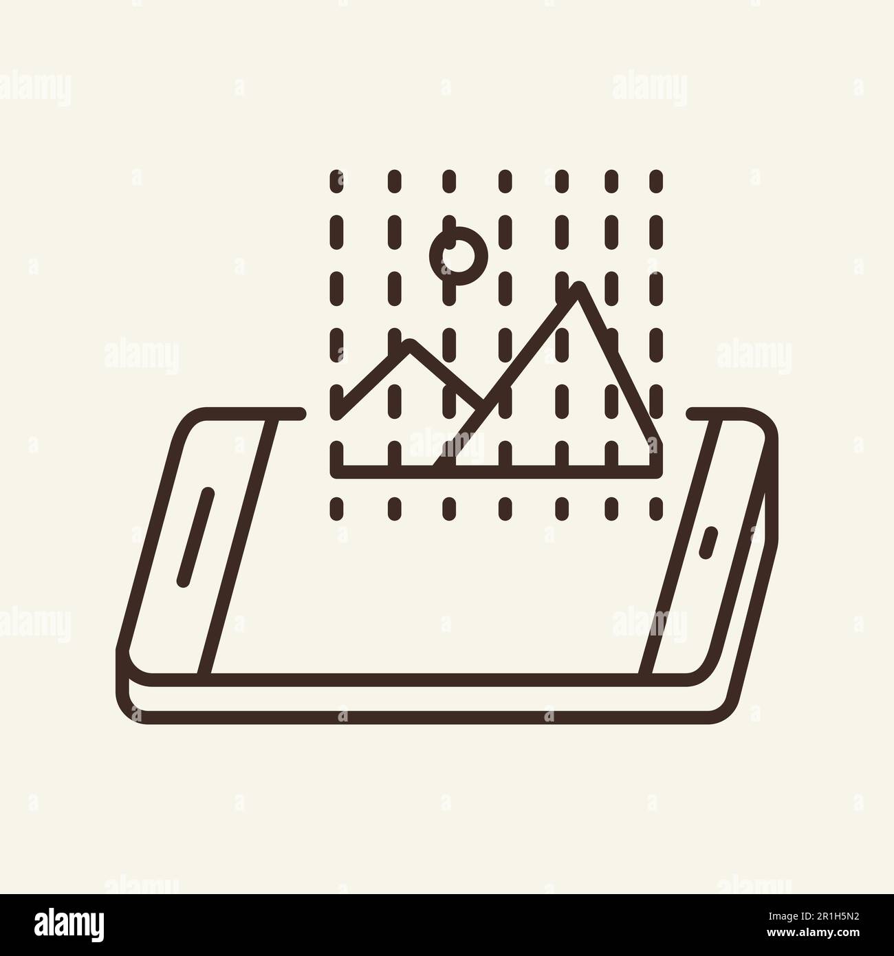 Projection line icon Stock Vector Image & Art - Alamy