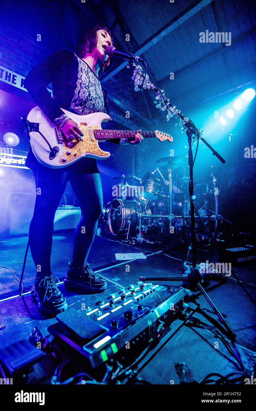 The Joy Formidable performing at The Rockin' Chair, Wrexham, as part of ...