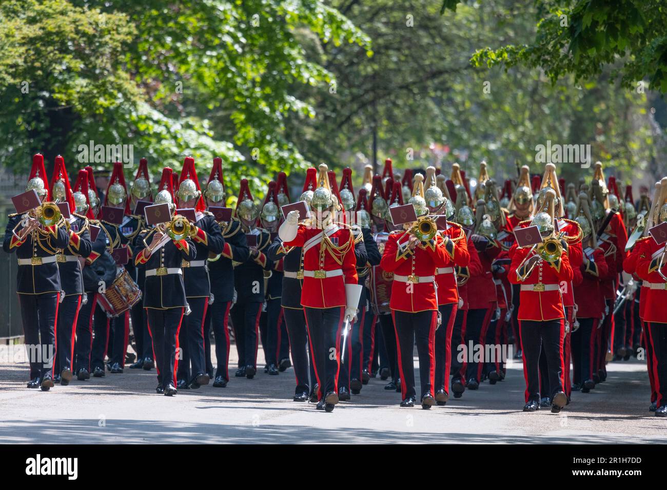 Hyde Park, London, UK. 14th May, 2023. 2,000 Cavalry troops, veterans ...