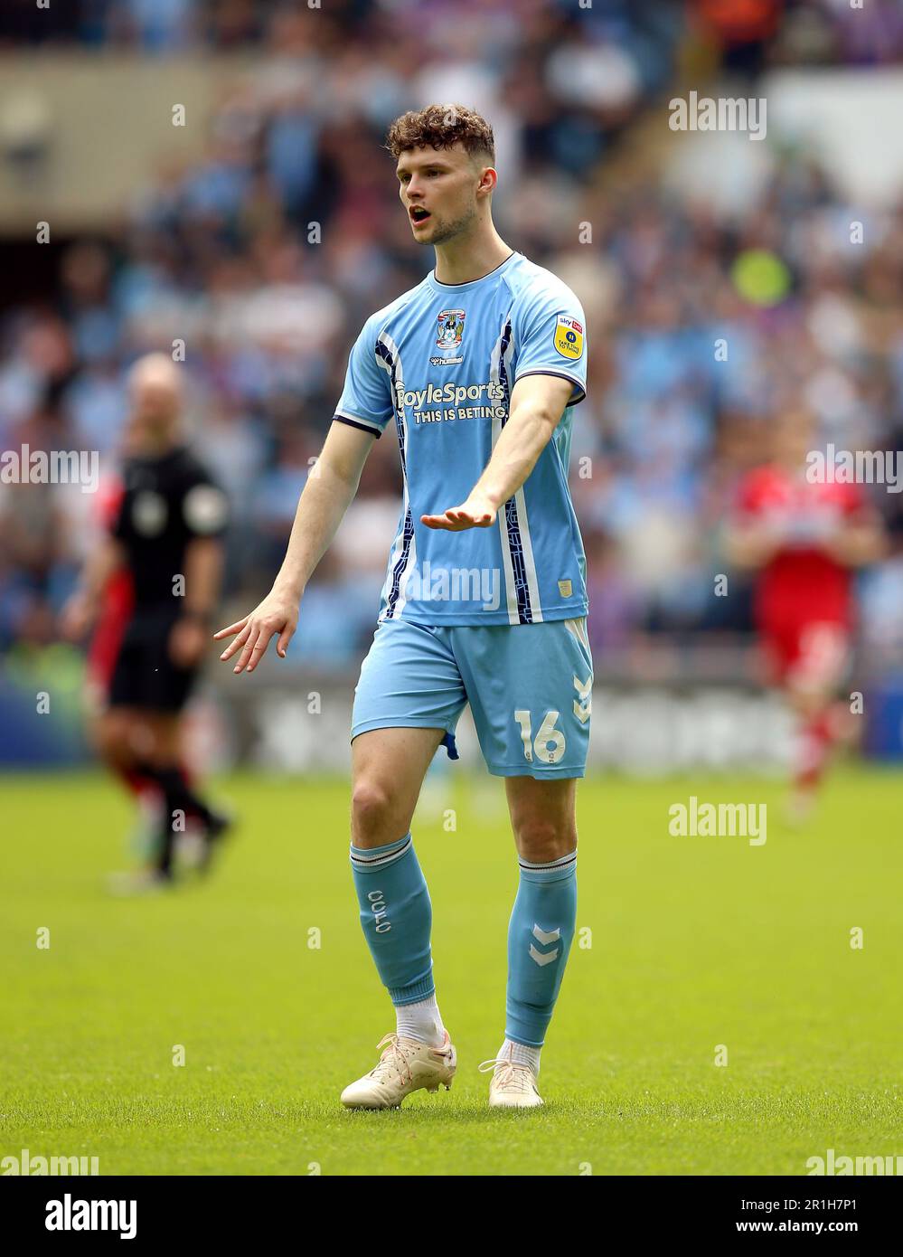 Coventry City's Luke McNally during the Sky Bet Championship play-off ...