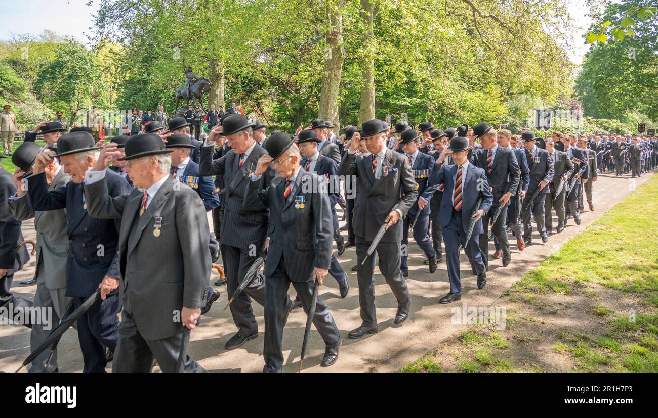 Hyde Park, London, UK. 14th May, 2023. 2,000 Cavalry troops, veterans ...