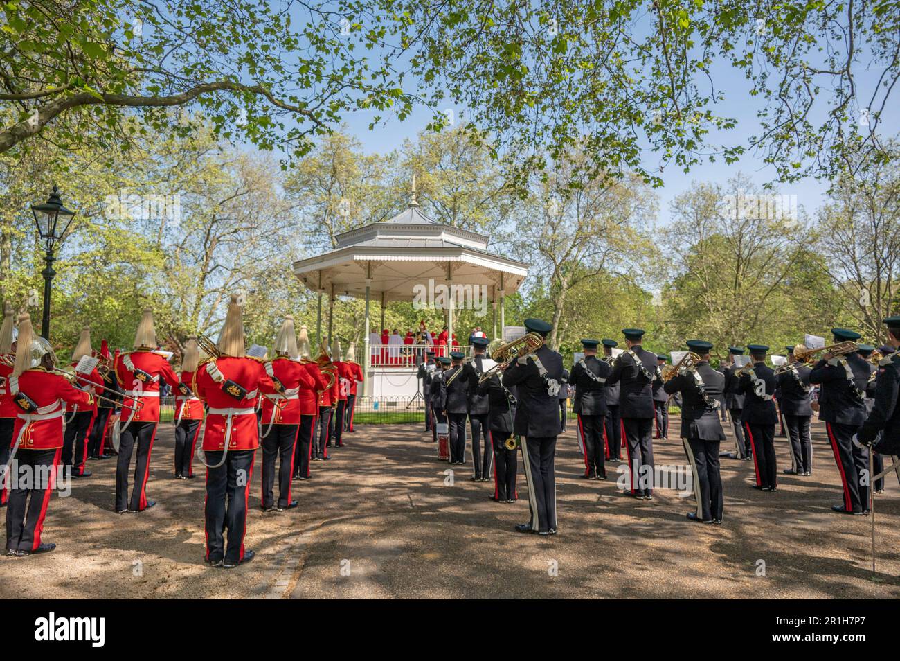 Hyde Park, London, UK. 14th May, 2023. 2,000 Cavalry troops, veterans ...