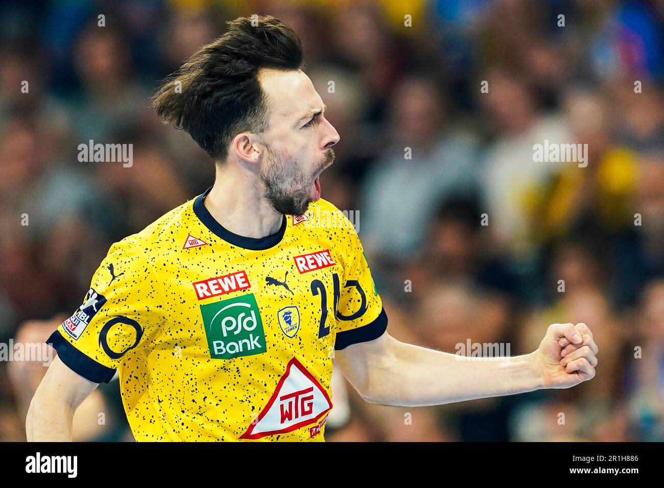 Mannheim, Germany. 14th May, 2023. Handball: Bundesliga, Rhein-Neckar ...