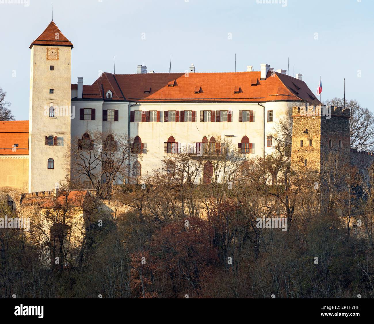 Bitov castle, South Moravia, Czech Republic, Gothic and renaissance ...