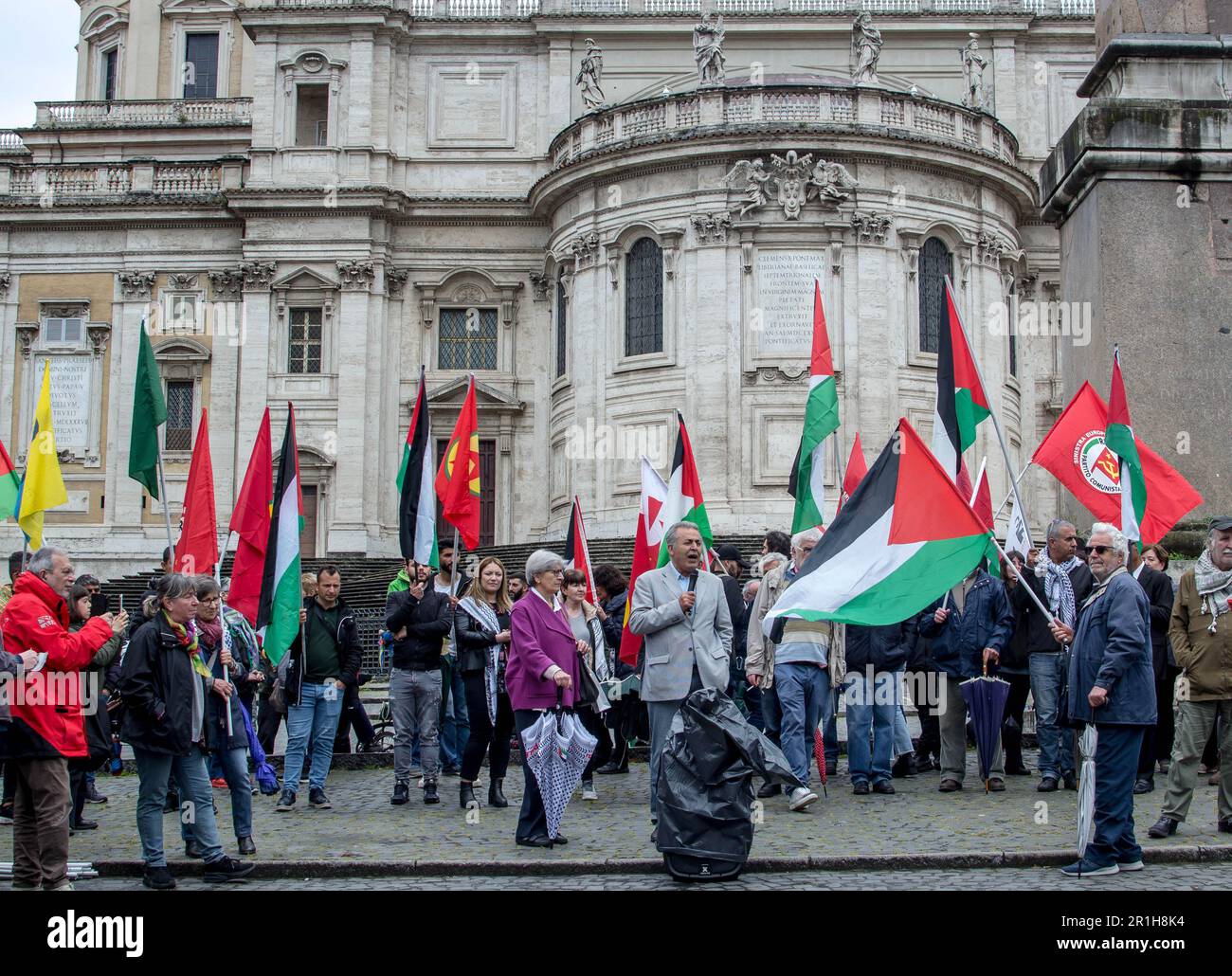Rome, Italy, Italy. 13th May, 2023. Demonstration in Rome to remember ...