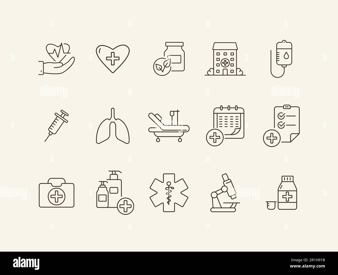 Herbal bed Stock Vector Images - Alamy