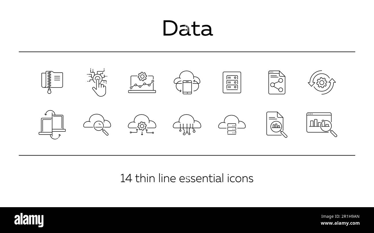 Platform software line icon Black and White Stock Photos & Images - Alamy