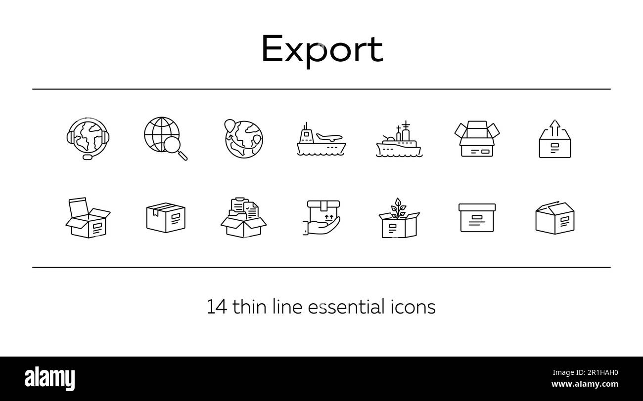 World export Black and White Stock Photos & Images - Alamy