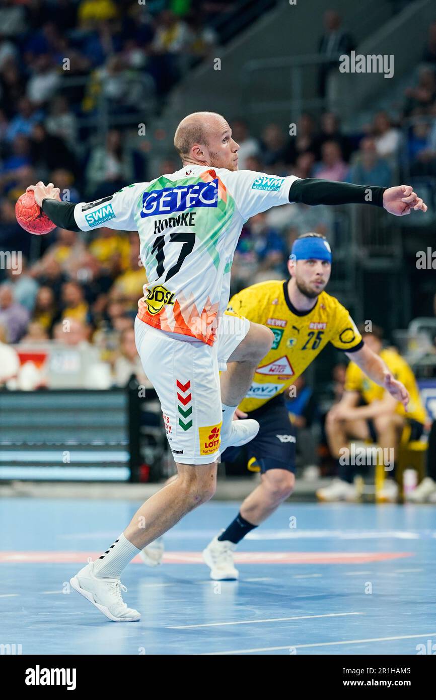 Mannheim, Germany. 14th May, 2023. Handball: Bundesliga, Rhein-Neckar ...