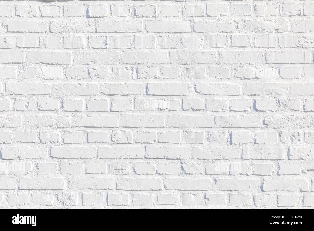 harmonic white painted clean brick wall Stock Photo - Alamy