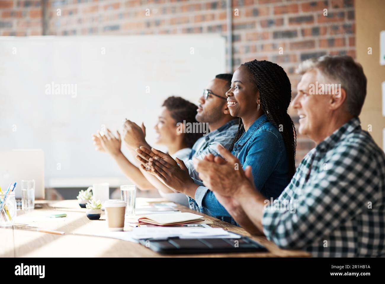 The presentation that left a lasting impression. a group of ...