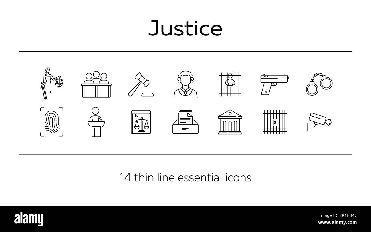 Person scale of justice Black and White Stock Photos & Images - Alamy