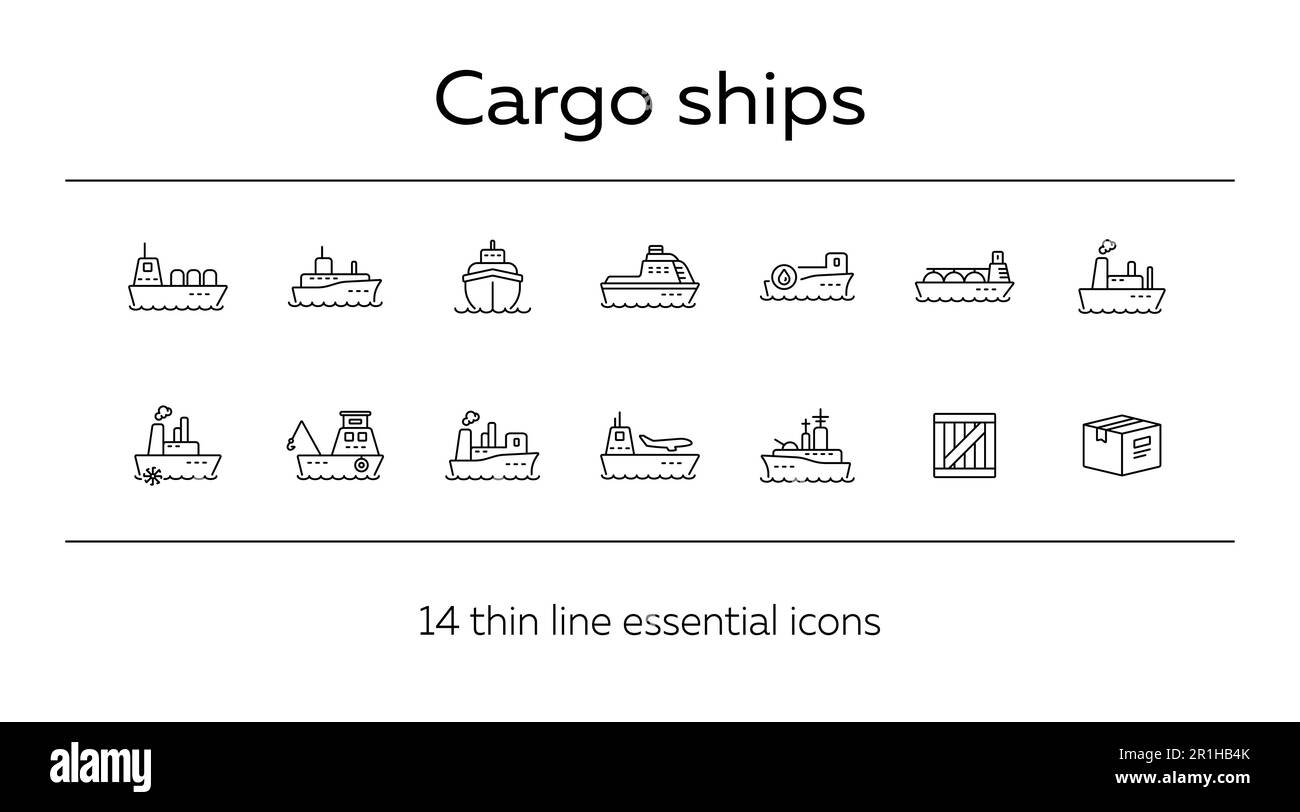 Box ships Cut Out Stock Images & Pictures - Alamy