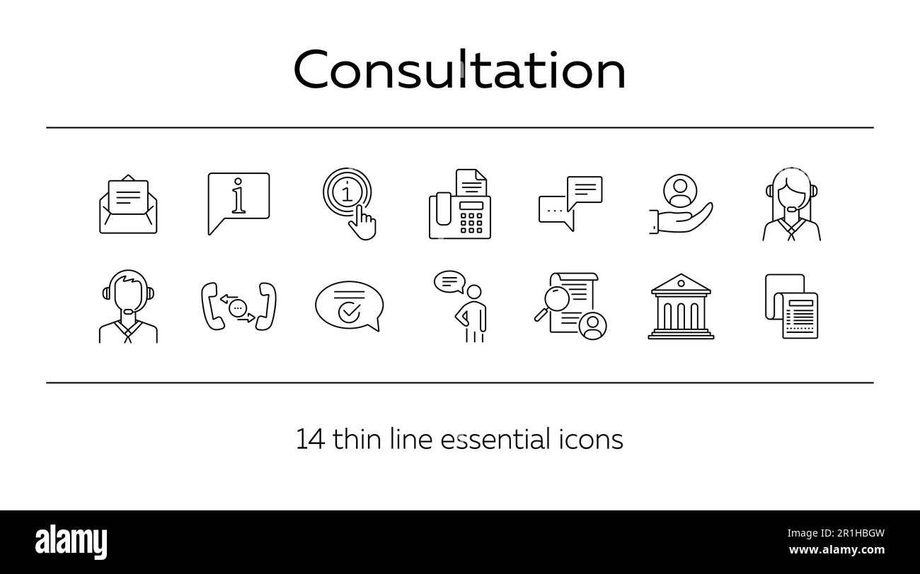 Consultation conversation Black and White Stock Photos & Images - Alamy