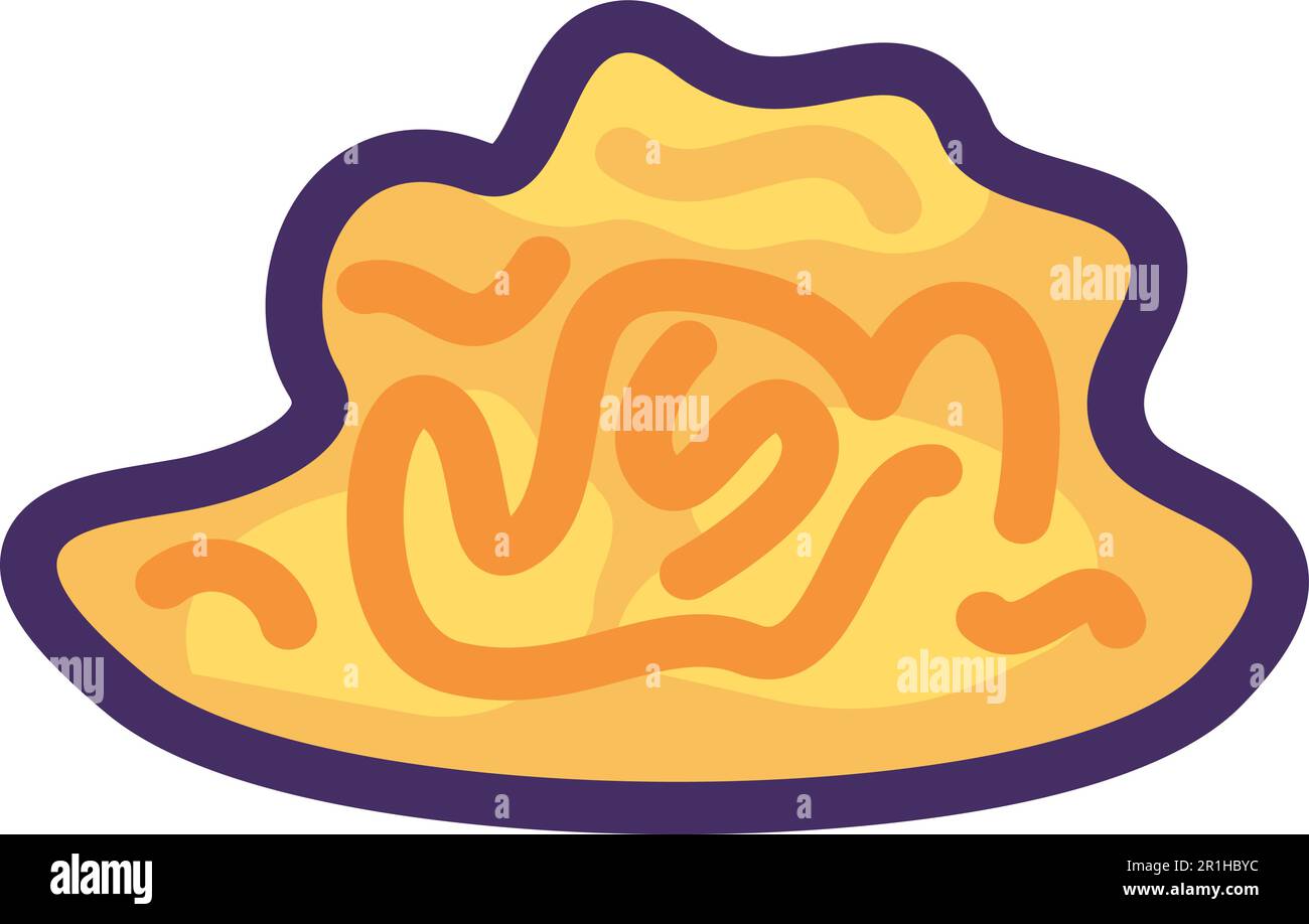 Crumpled wad of old paper. Recycling of paper products. Flat icon in ...