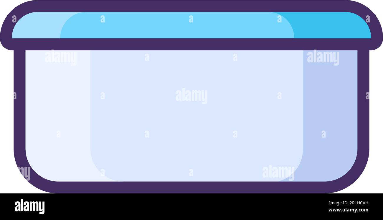 PVC plastic container with lid. Recycling of plastic production and ...
