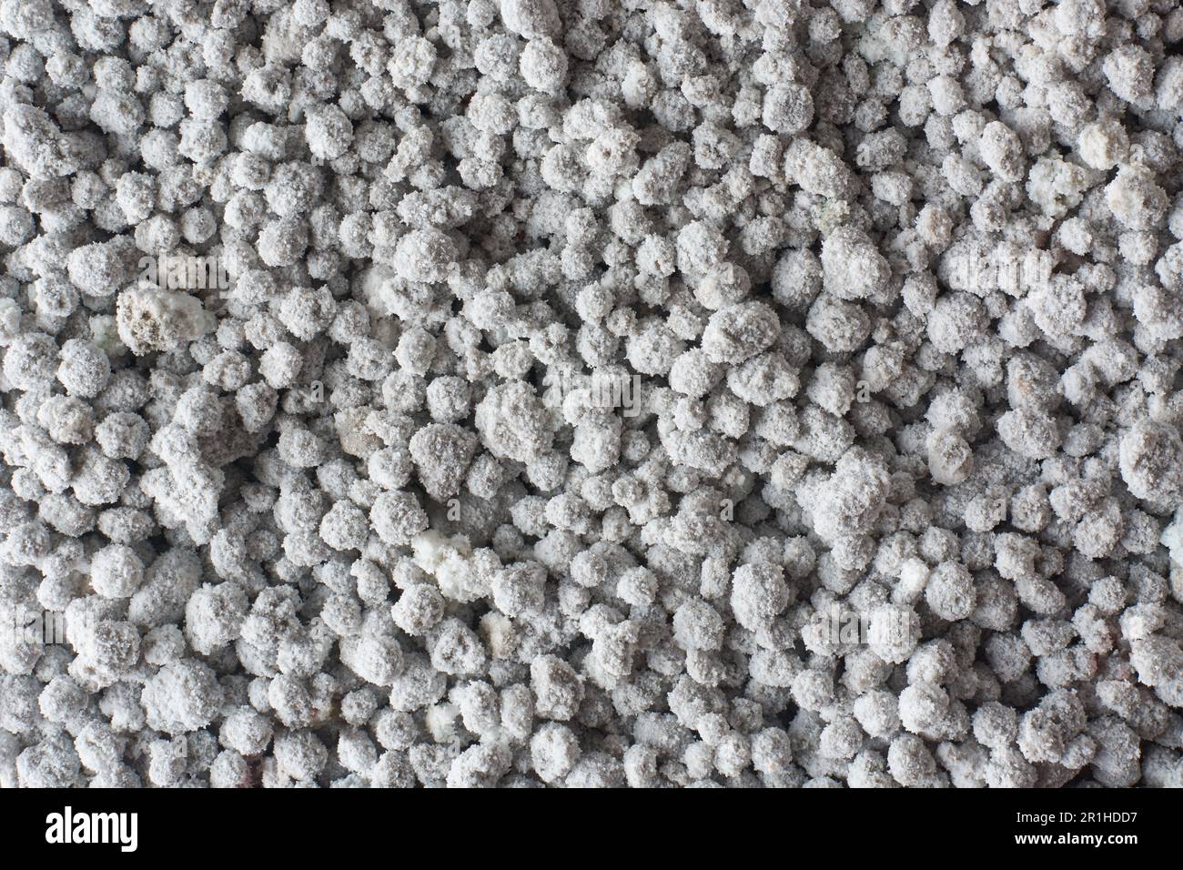 close-up of inorganic fertilizer, aka synthetic or chemical fertilizer ...