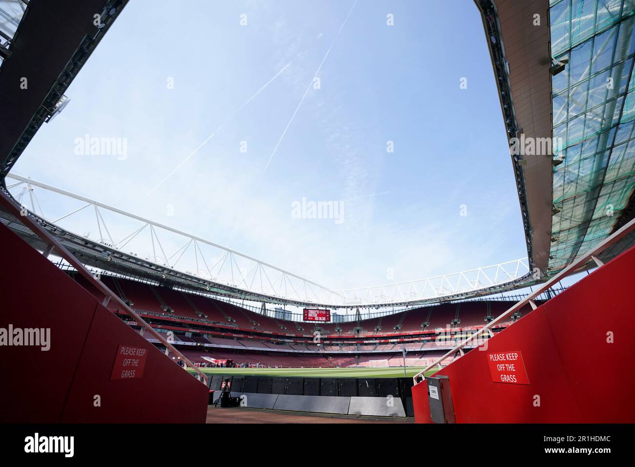 A general view inside the ground ahead of the Premier League match at ...