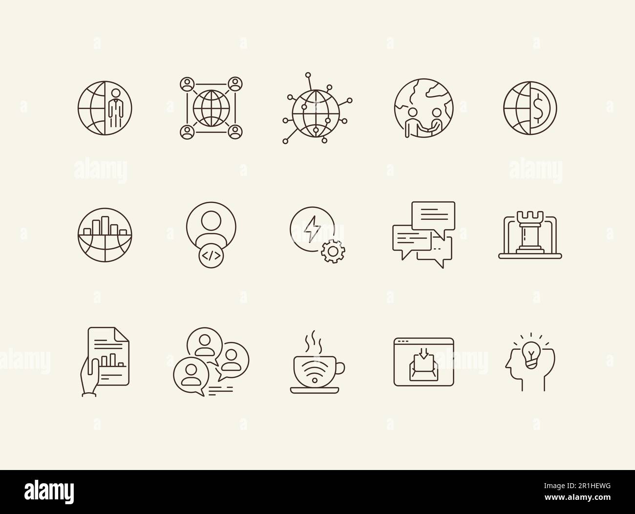 Perspective line icon set Stock Vector Image & Art - Alamy