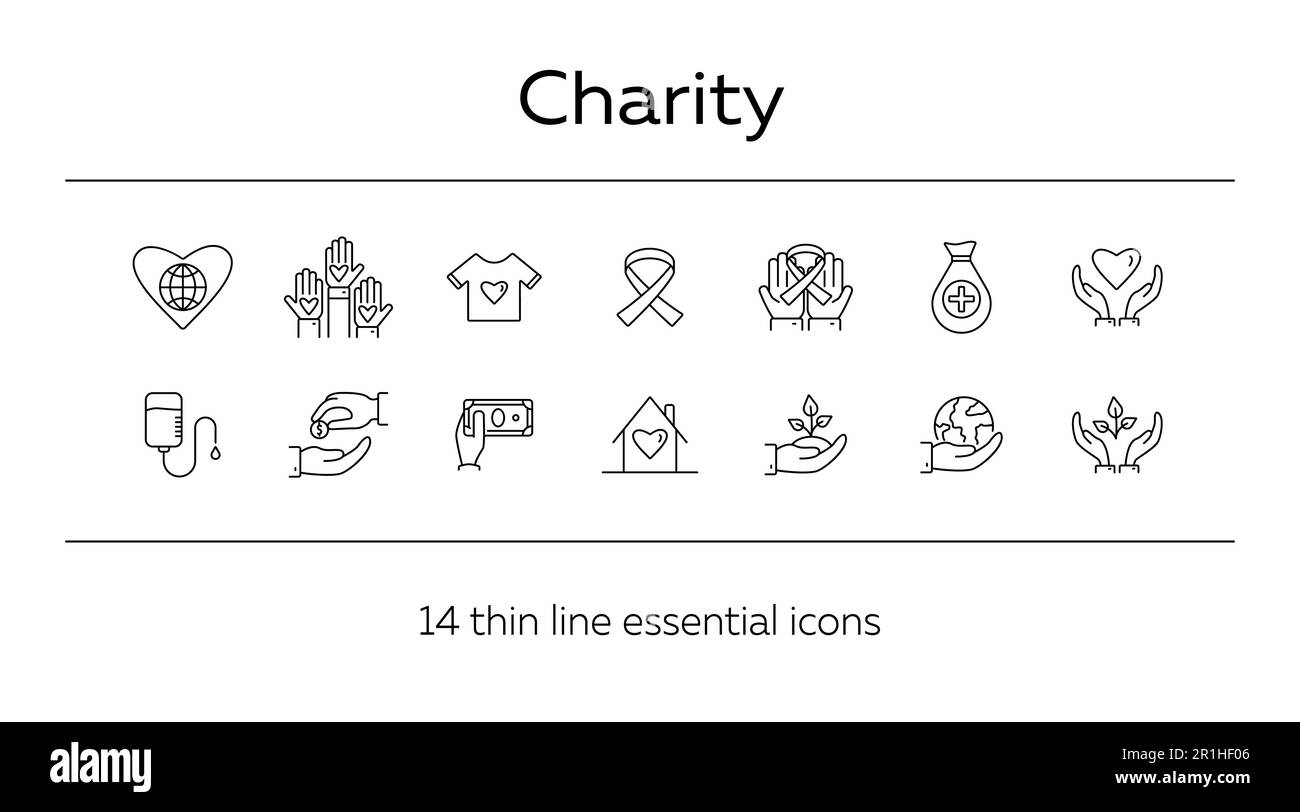 Charity awareness Black and White Stock Photos & Images - Alamy