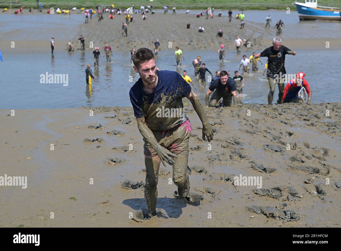 Maldon Essex, UK. 14th May, 2023. The Maldon Mud race returns to ...