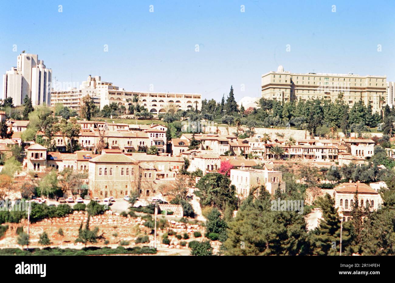 Israel: Jerusalem: the modern city, seen from King David Citadel. Photo ...