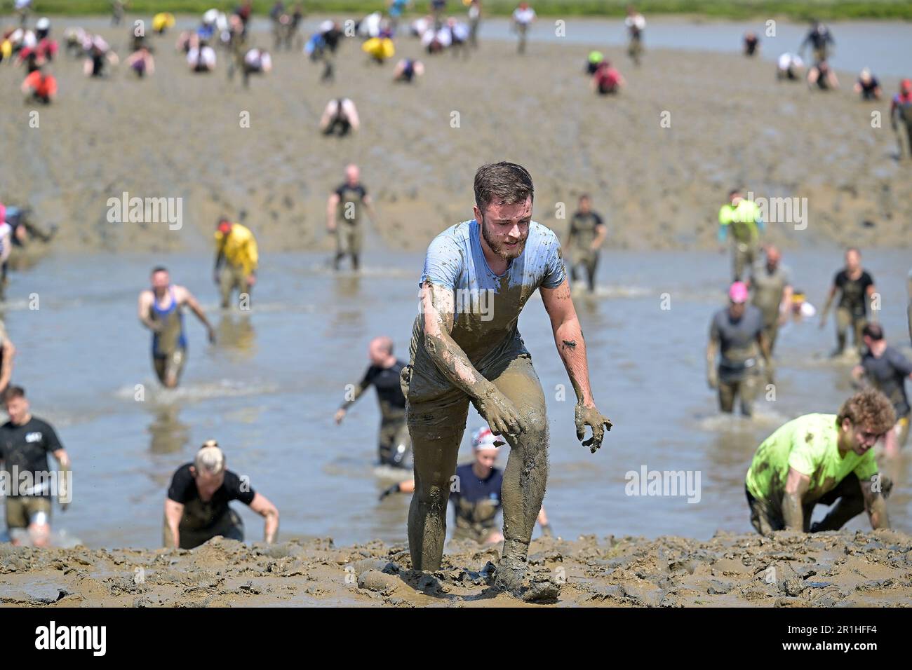 Maldon Essex, UK. 14th May, 2023. The Maldon Mud race returns to ...