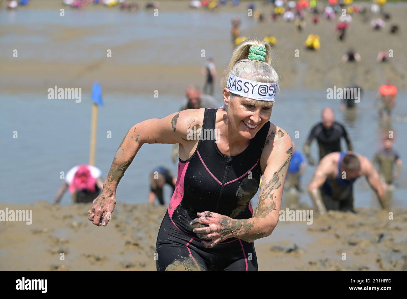 Maldon Essex, UK. 14th May, 2023. The Maldon Mud race returns to ...