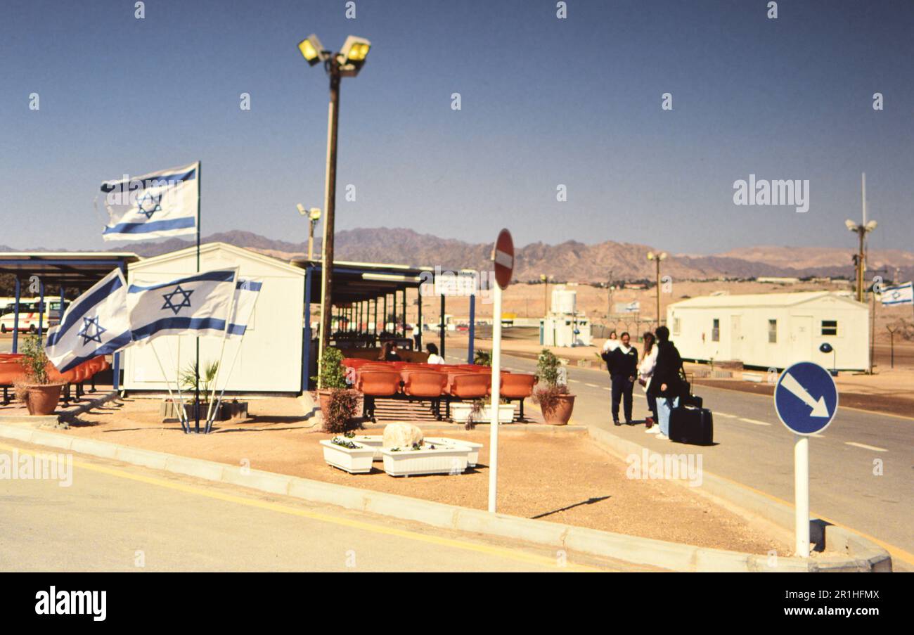 Wadi arava border crossing hi-res stock photography and images - Alamy