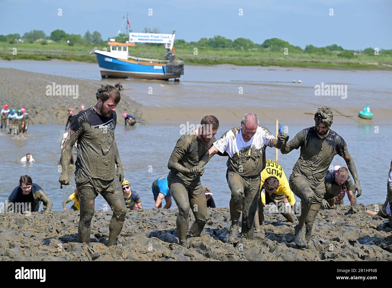 Maldon Essex, UK. 14th May, 2023. The Maldon Mud race returns to ...