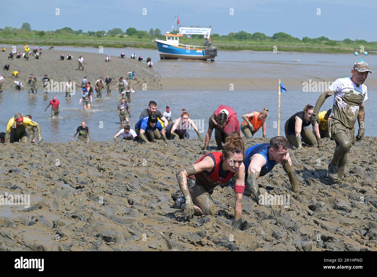 Maldon Essex, UK. 14th May, 2023. The Maldon Mud race returns to ...