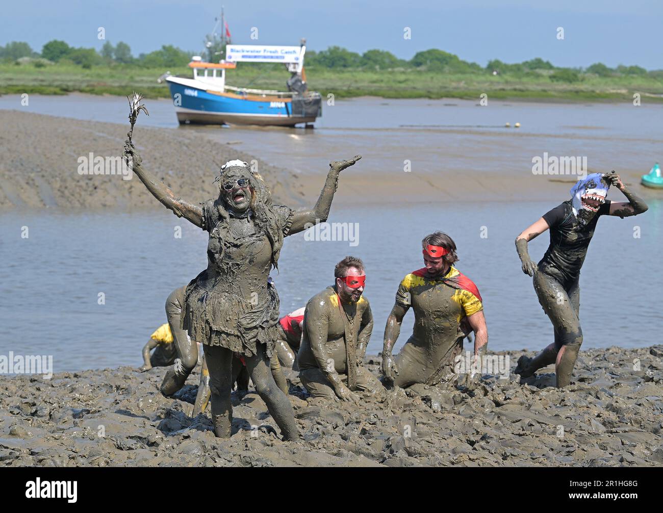 Maldon Essex, UK. 14th May, 2023. The Maldon Mud race returns to ...
