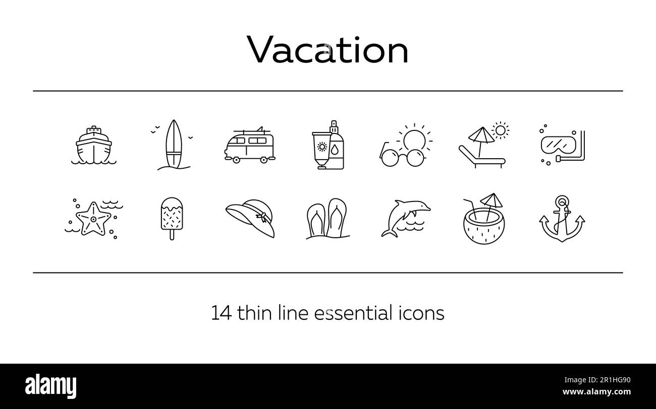 Line sun sea minimal Black and White Stock Photos & Images - Alamy