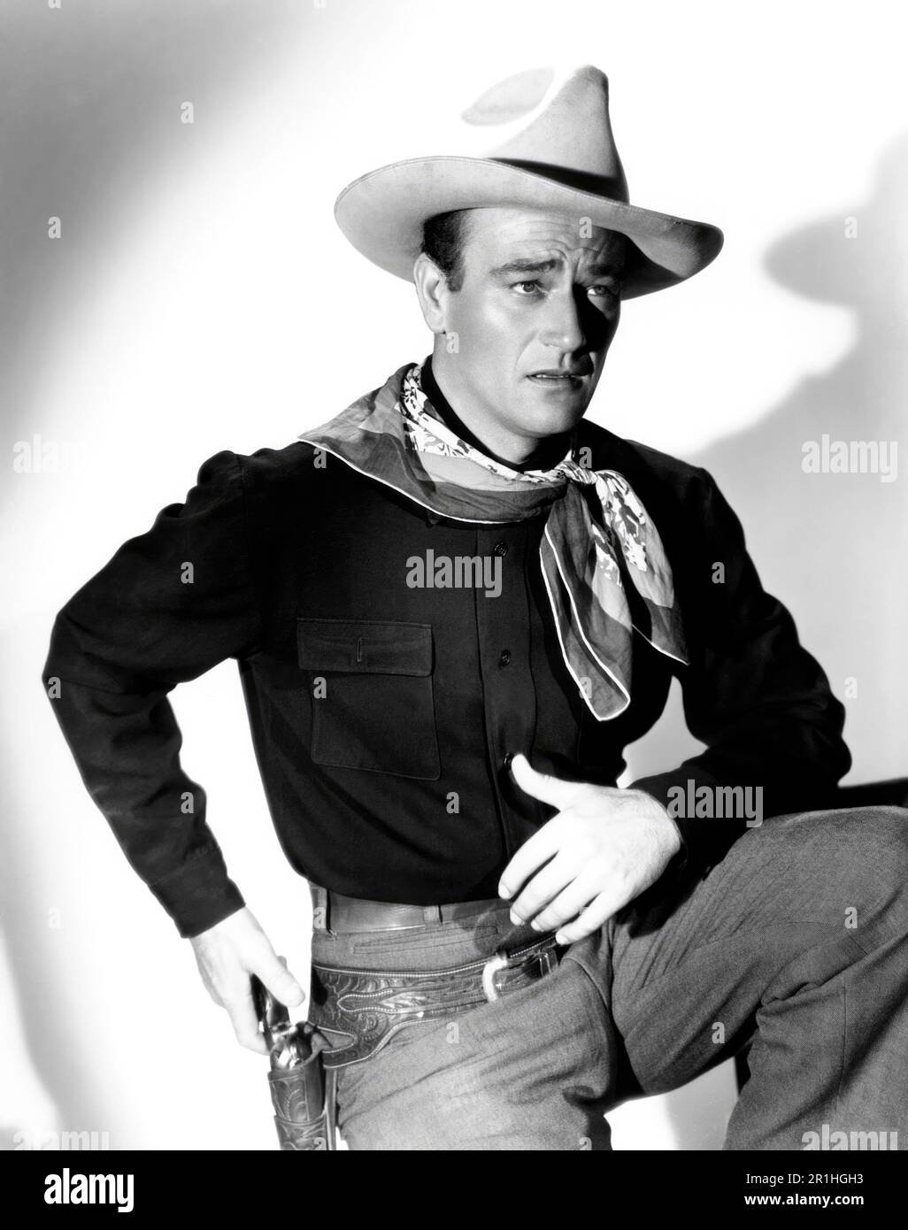 JOHN WAYNE in WAR OF THE WILDCATS (1943) -Original title: IN OLD ...