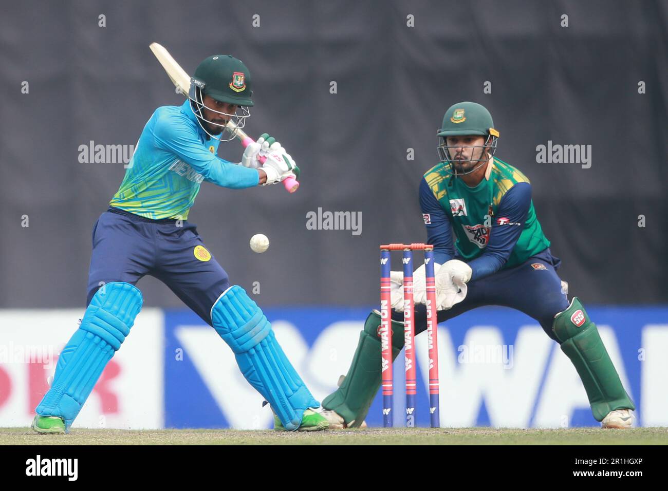 Abahani Ltd. batter Afif Hossain during the Dhaka Premier Division ...