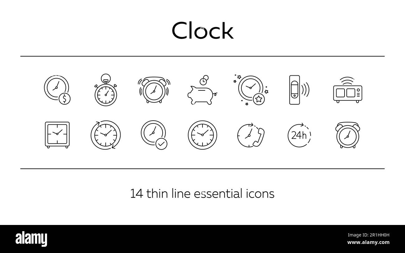 Clock analysis Black and White Stock Photos & Images - Alamy